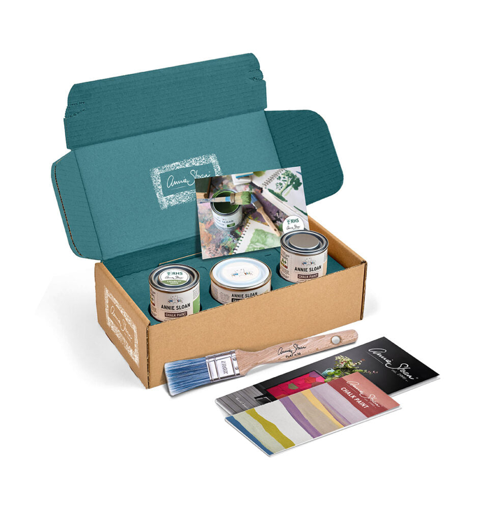 Annie Sloan - RHS Capability Green & Old Ochre Chalk Paint Starter Kit ...