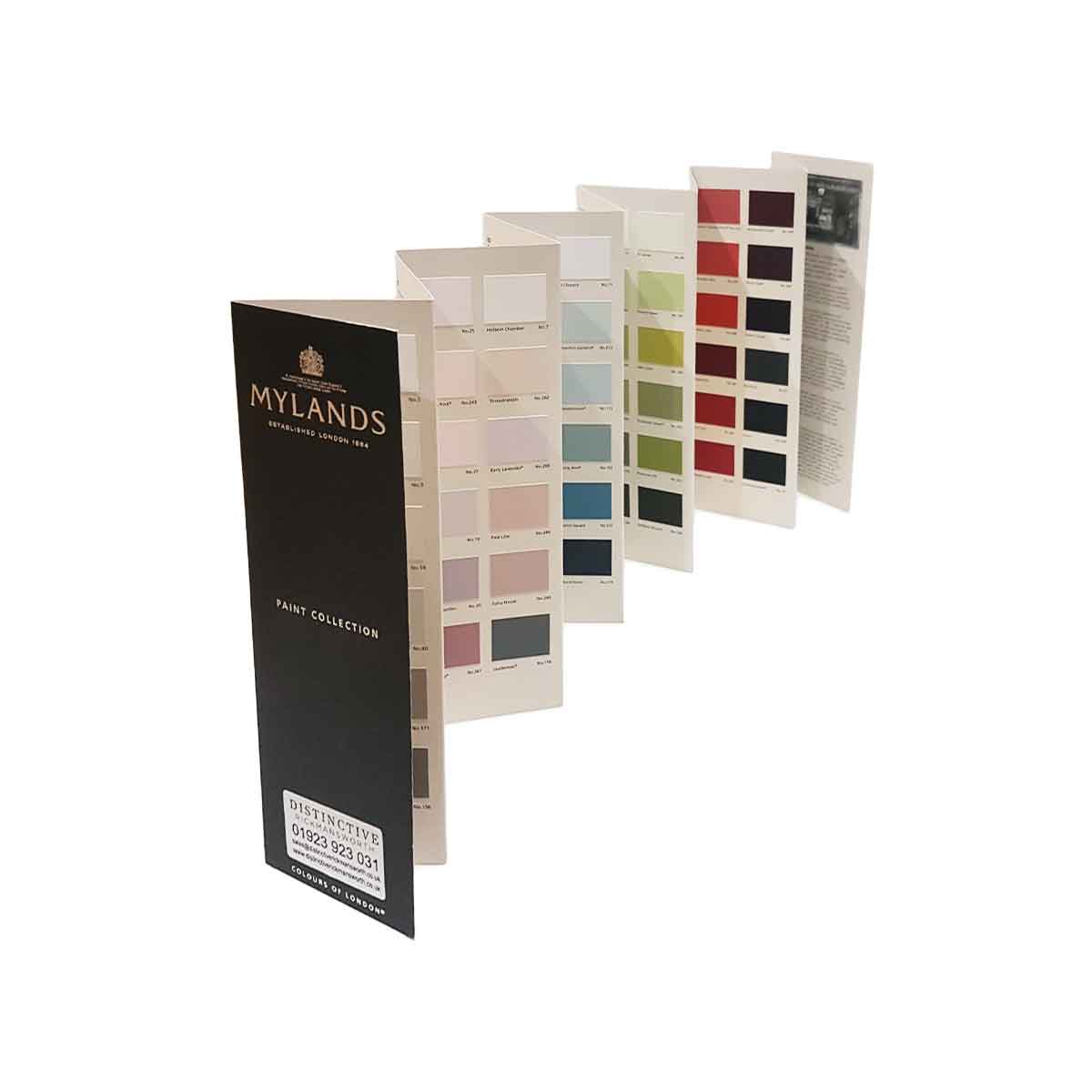 Mylands Paint Chart | Over 100 colours – Luxury Paints